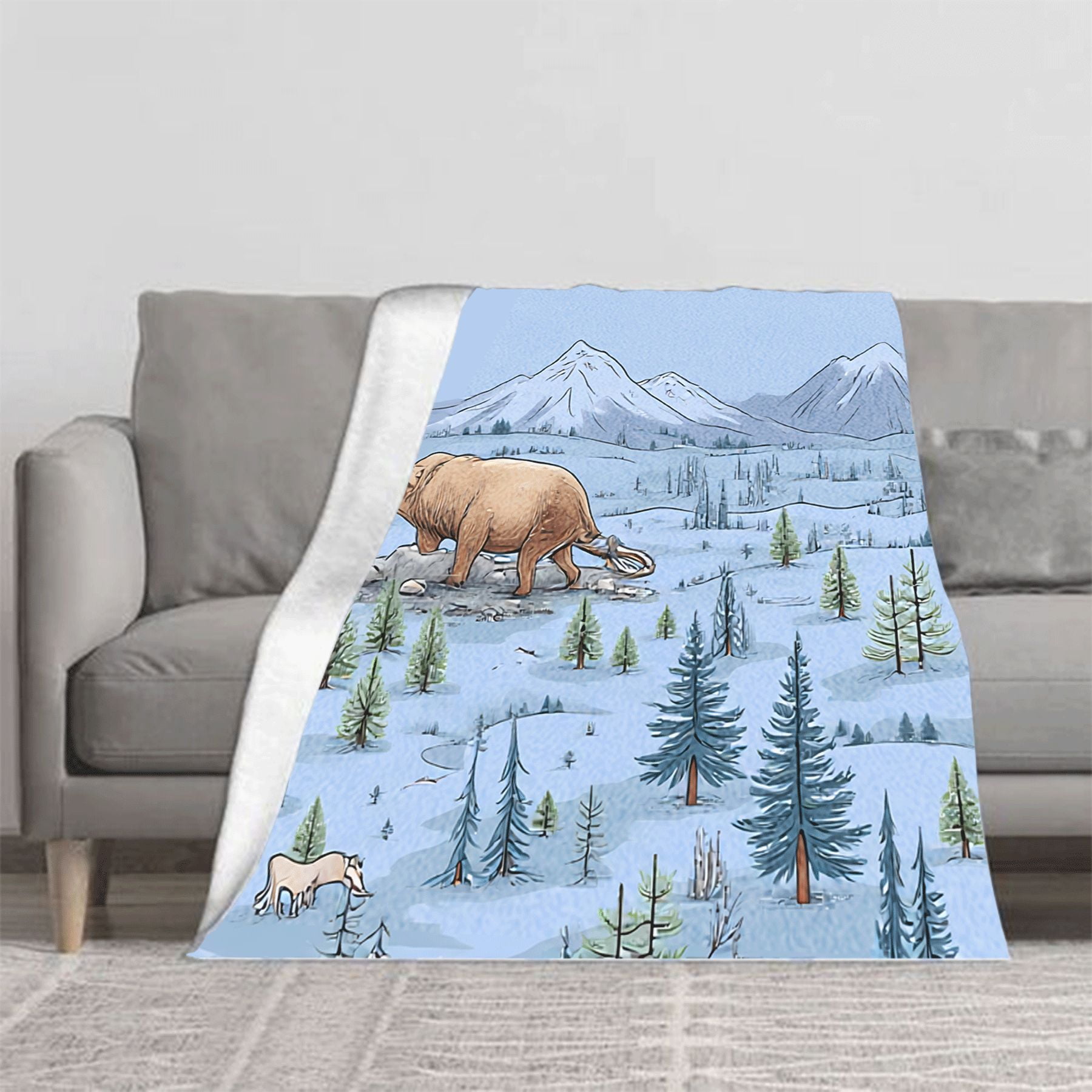 Cozy Flannel Blanket - Soft & Warm Perfect for Sofa Travel & Bed ...