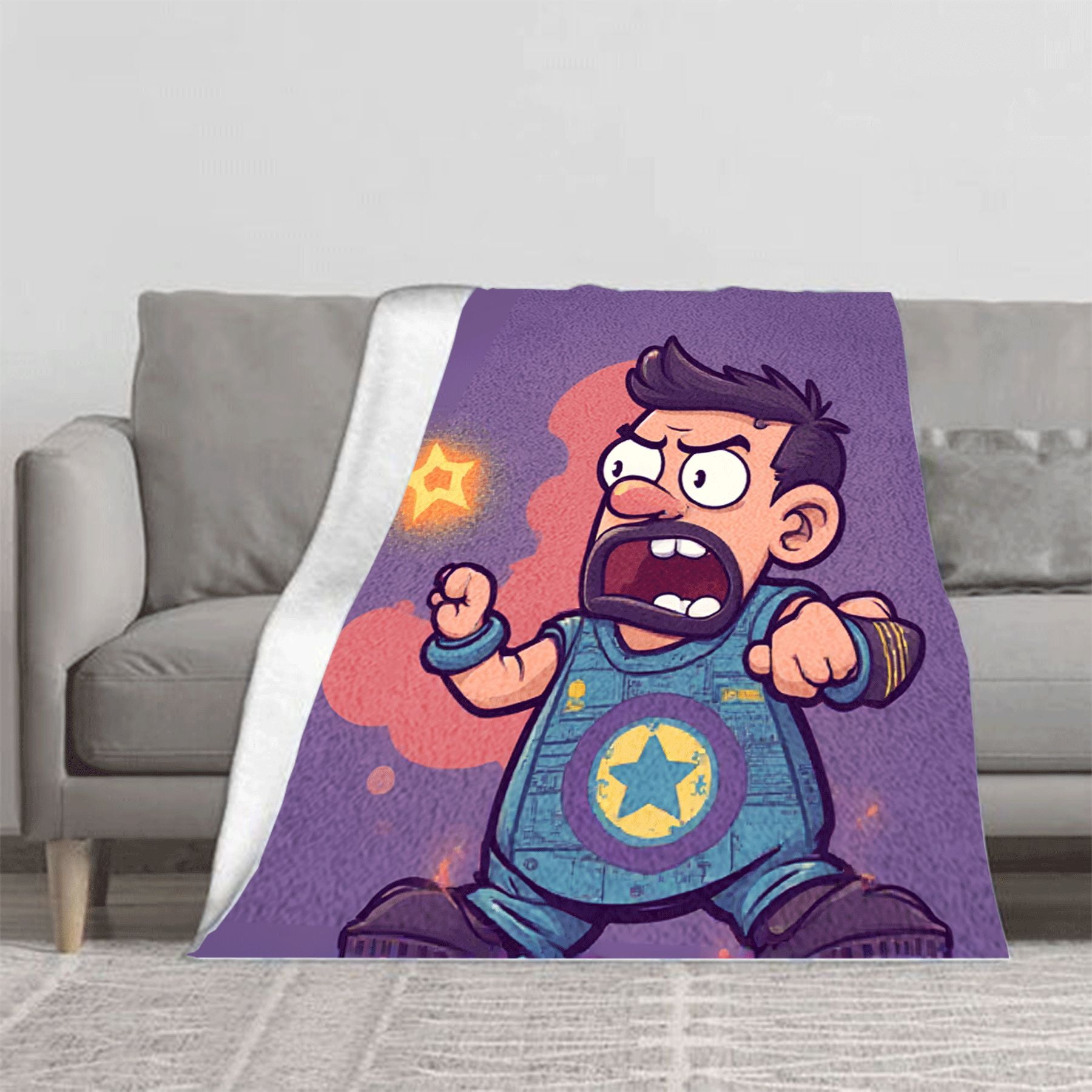 Cozy Flannel Blanket - Soft & Warm Perfect for Sofa Travel & Bed ...