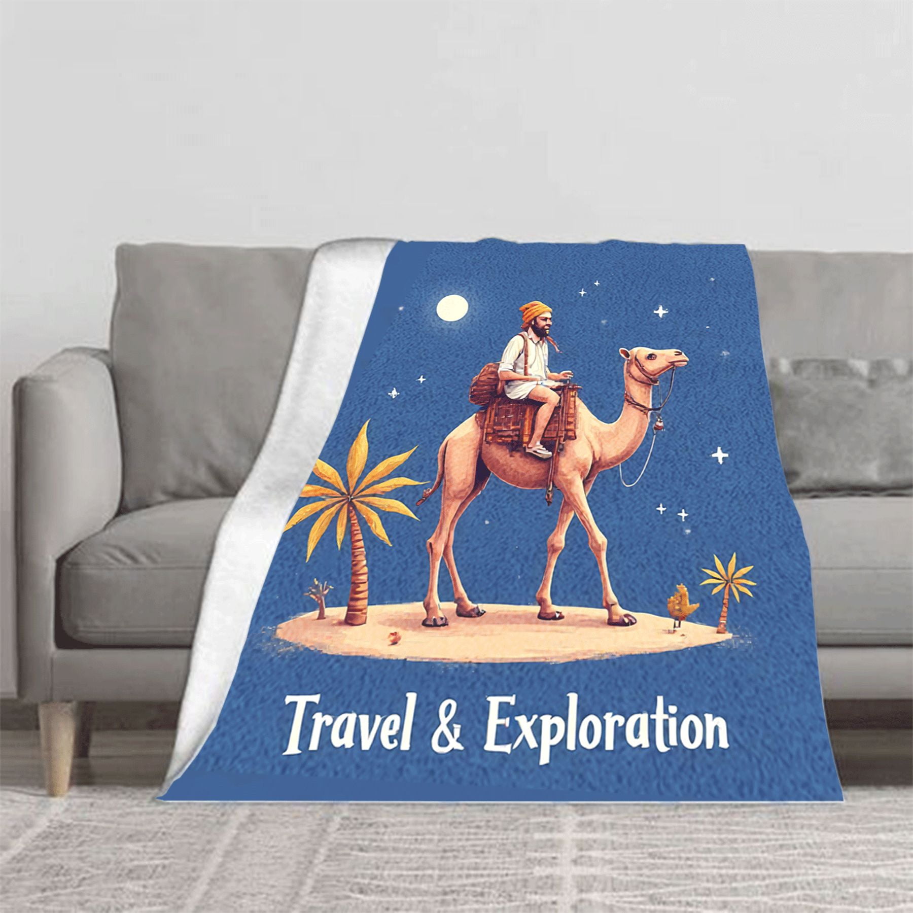 Cozy Flannel Blanket - Soft & Warm Perfect for Travel & Home Stylish ...