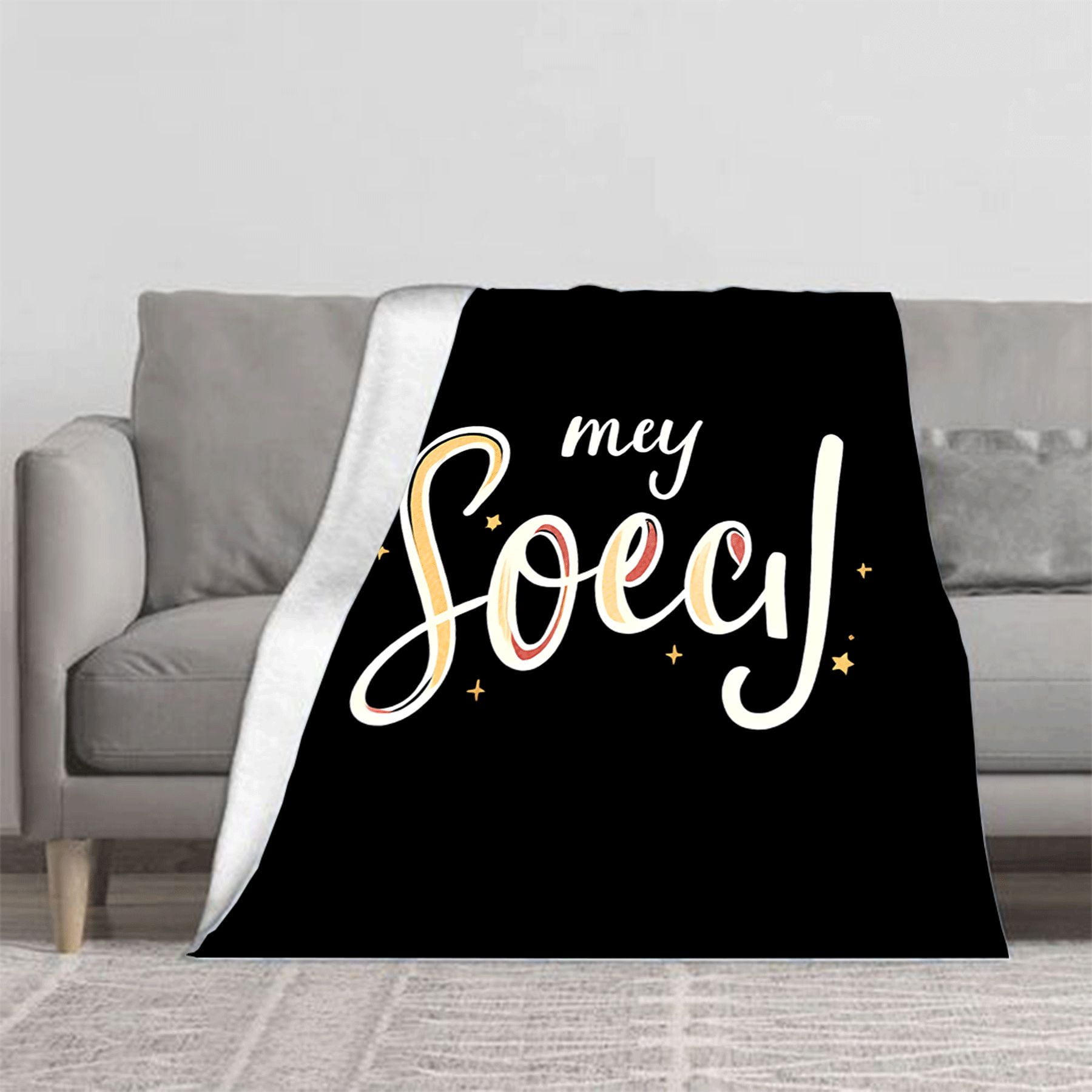 Cozy Flannel Blanket - Soft Warm and Durable with Stylish Colorful ...