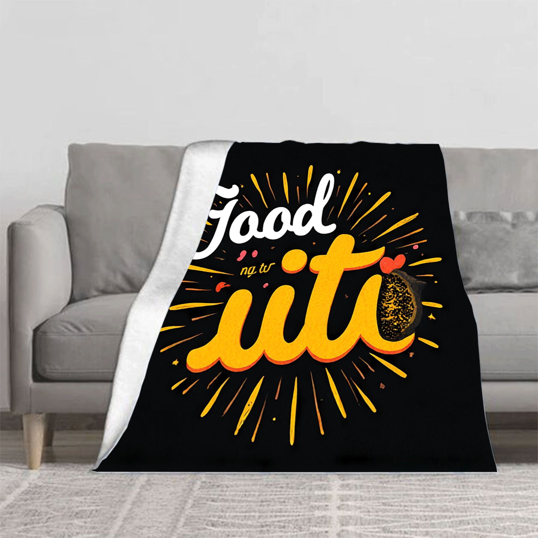 Cozy Flannel Blanket - Soft Warm and Durable with Vibrant Patterns for ...