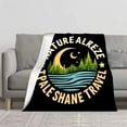 Cozy Flannel Blanket with Nature-Inspired Design: Soft Warm and Durable ...