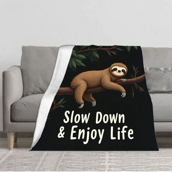 Cozy Flannel Blanket - Soft Warm Durable Perfect for Sofa Travel & Bed ...