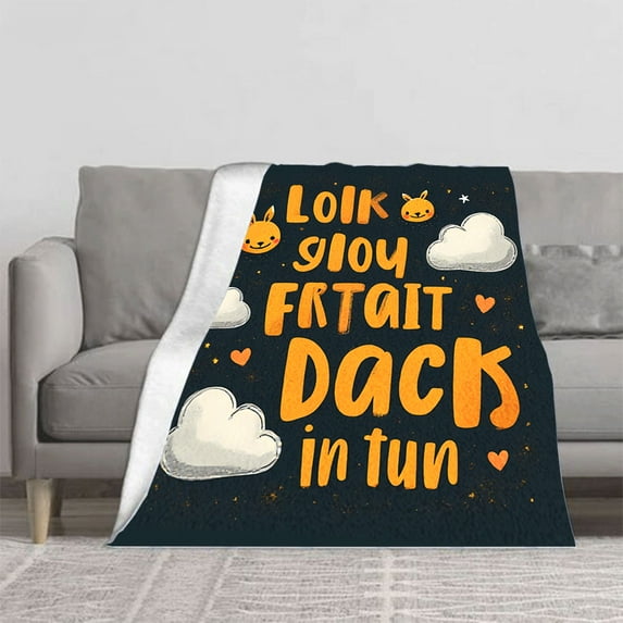 Cozy Flannel Blanket with Starry Sparkle Pattern - Soft Warm Durable ...