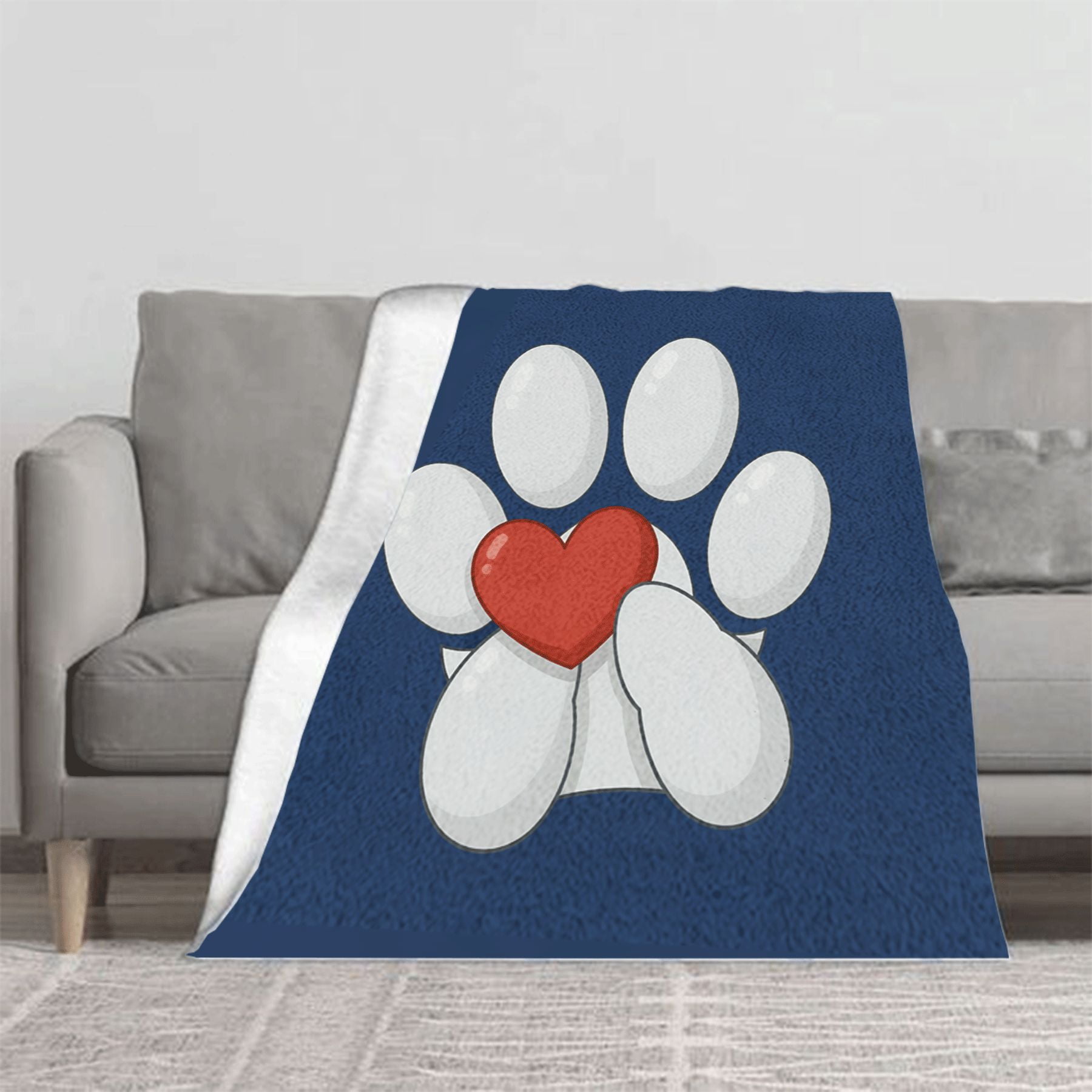 Cozy Flannel Blanket with Unique Print Design - Soft Warm Perfect for ...