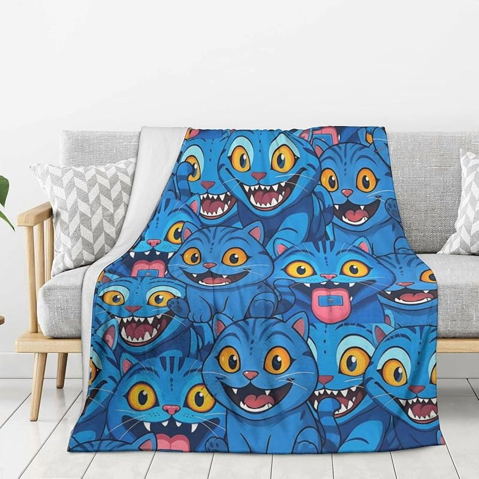 Cozy Flannel Fleece Bed Decor Gift Blankets Cartoon Movie Cozy Ultra ...