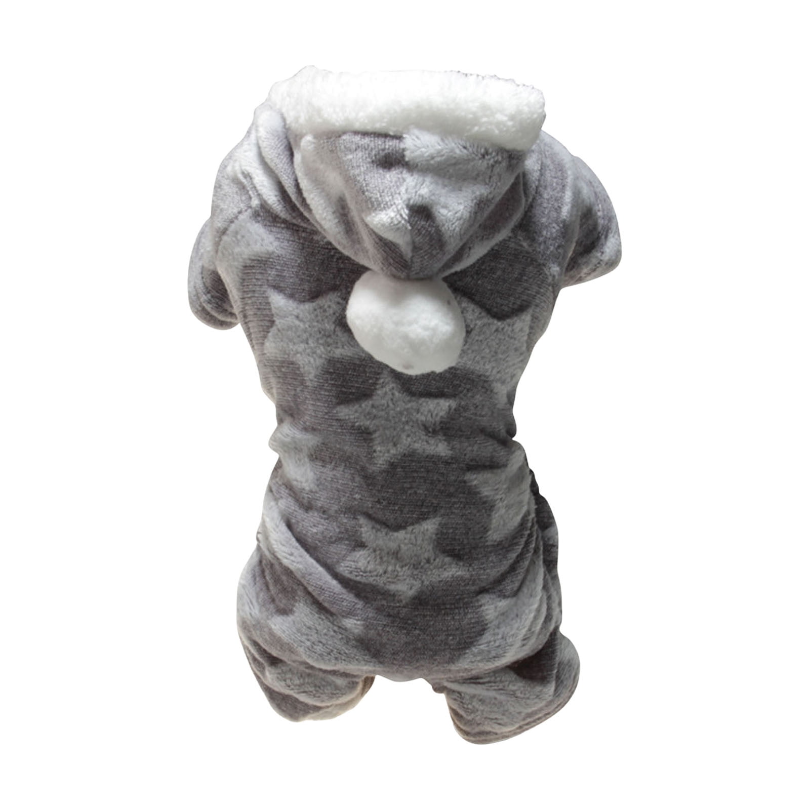 Cozy Flannel Outfit Warm Winter Cat Apparel Soft Wearable Animal Attire ...