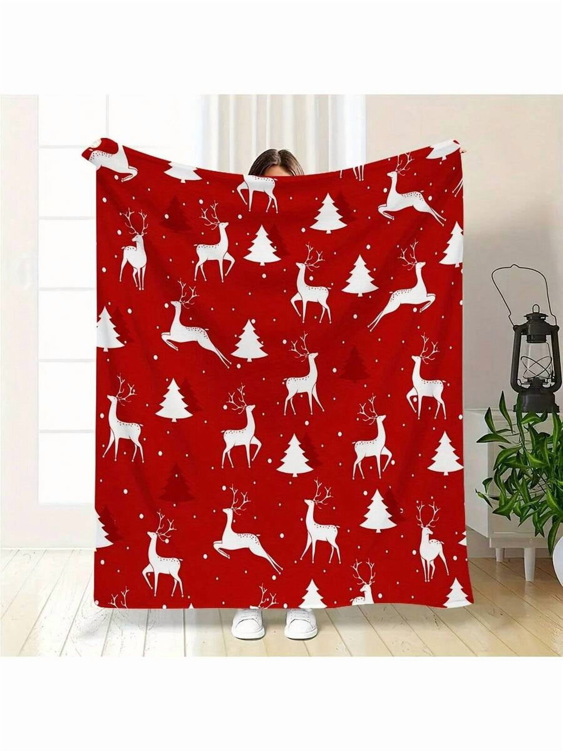 Cozy Flannel Throw Blanket – Soft, Lightweight, Durable Polyester ...