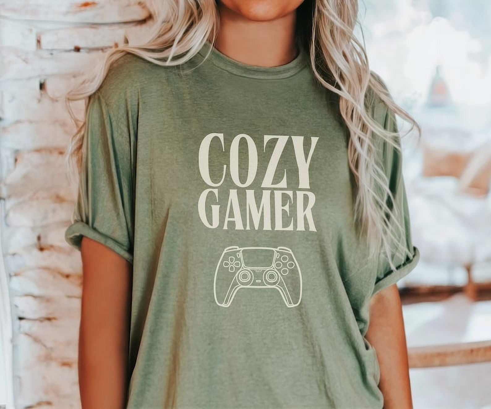 Cozy Gamer Shirt, Cozy Gaming T-shirt, Gamer Girl Tee, Minimalist Gamer ...