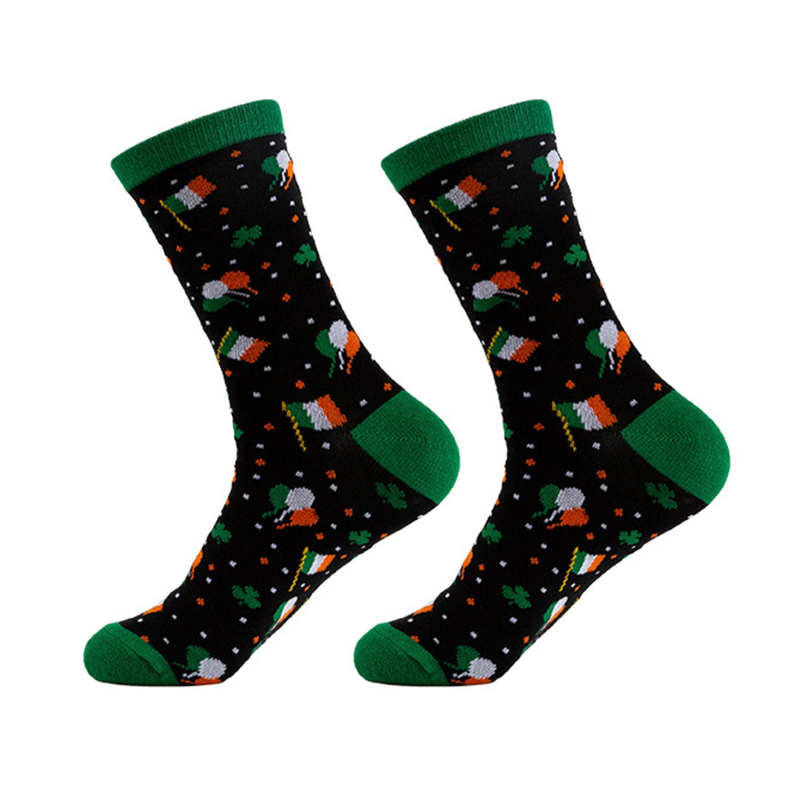 Cozy Green St. Patrick's Day Socks - 1 Pair Warm Festive Socks, Variety ...