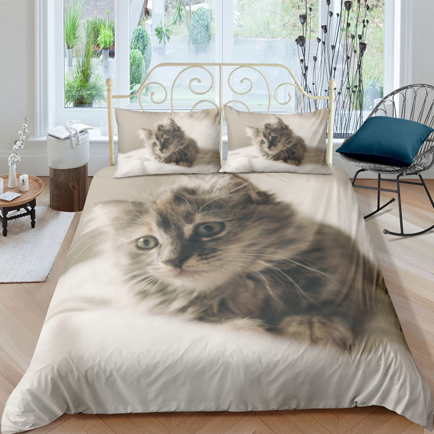 Cozy Grey Bedding Set Soft Focus Design for a Calming Sleep Space ...