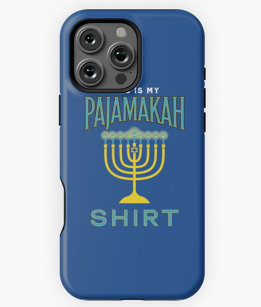 Cozy Hanukkah Nights Pajamakah Phone Case for iPhone 16 15 14 13 12 11 ...