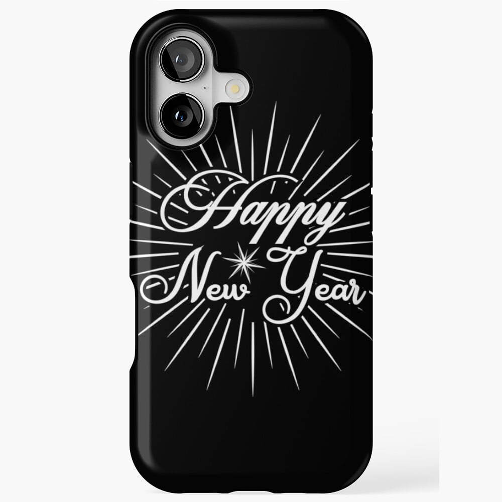 Cozy Happy New Year Art Phone Case with iPhone 17 to 11 Pro Max ...