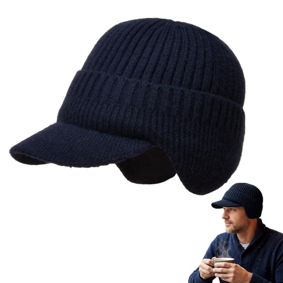 Cozy Head Beanie, 2026 New Elastic Warm Ear Protection Knitted Hat ...