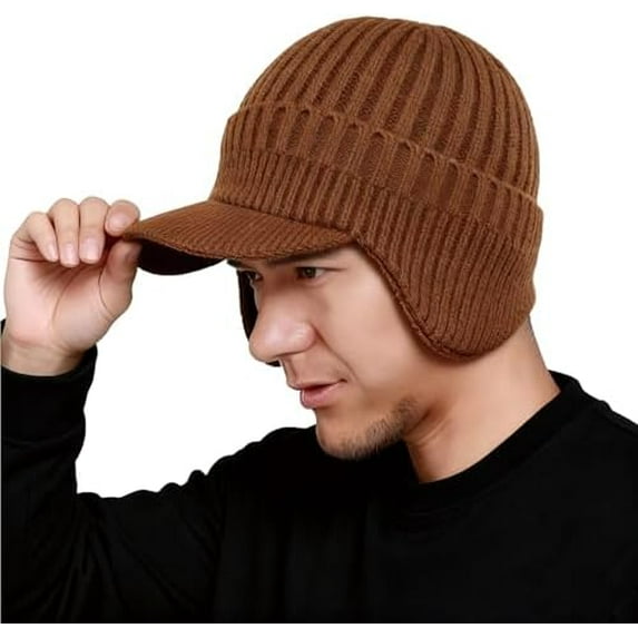 Cozy Head Beanie for Women & Men, CozyHead Beanie, Winter Hat with Brim ...