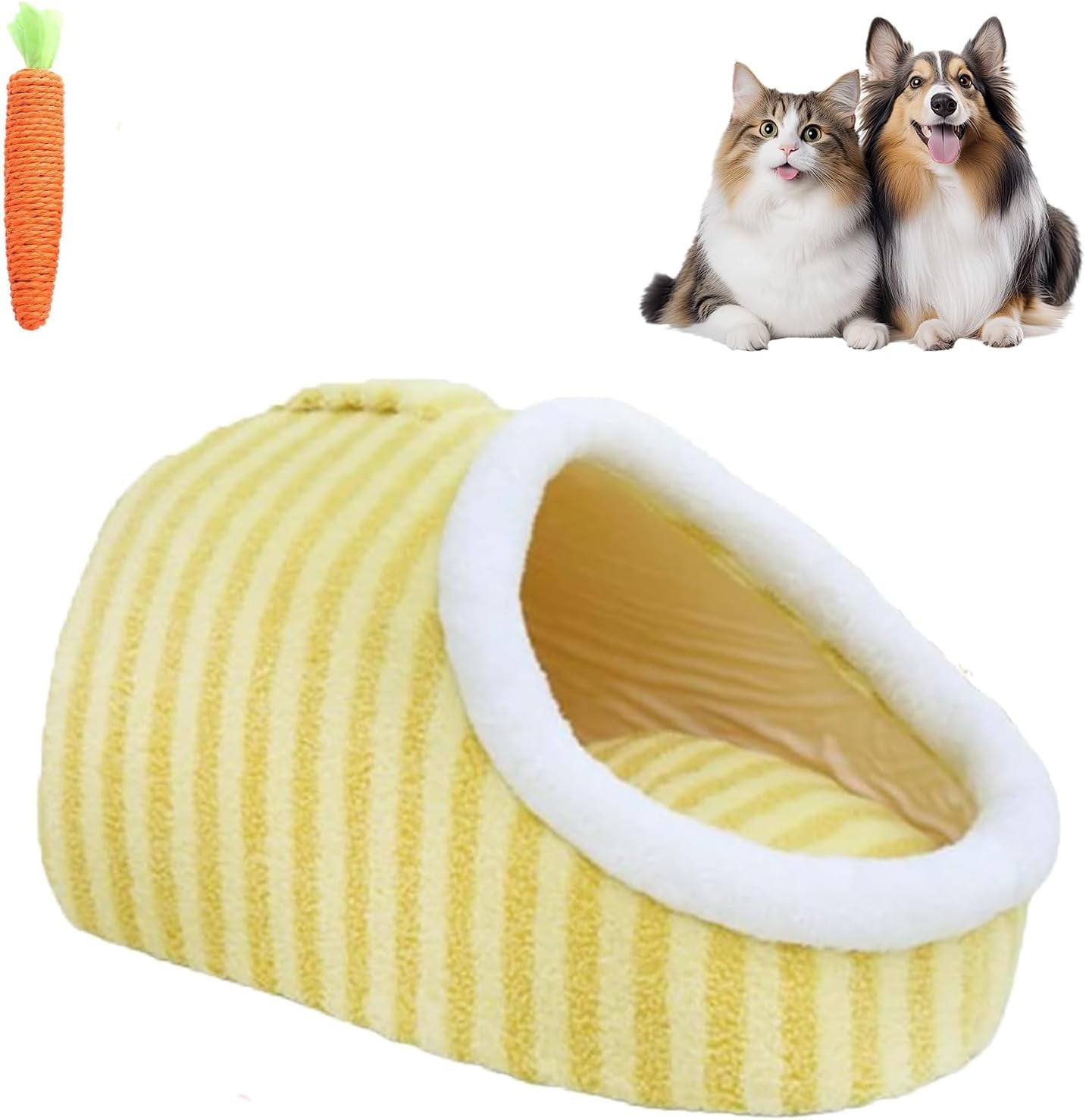 Cozy Hideaway Pet Bed,Small Cat Beds for Indoor Cats - Walmart.com