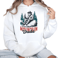 Cozy Hiking Themed Hoodie Outdoor Ready White S-2XL Mountain Dude ...