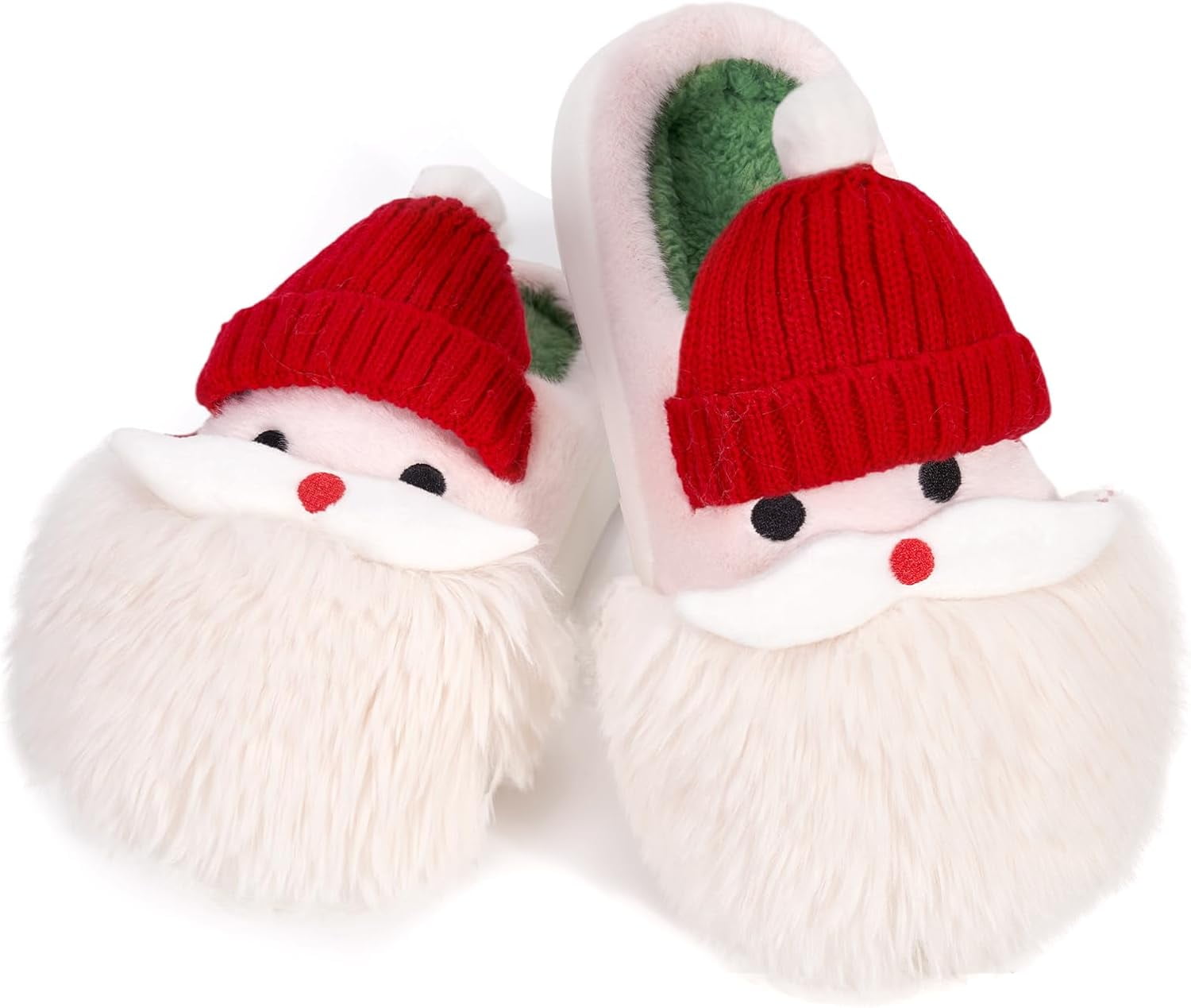 Cozy Holiday Slippers for Women and Men, Festive House Slippers with ...