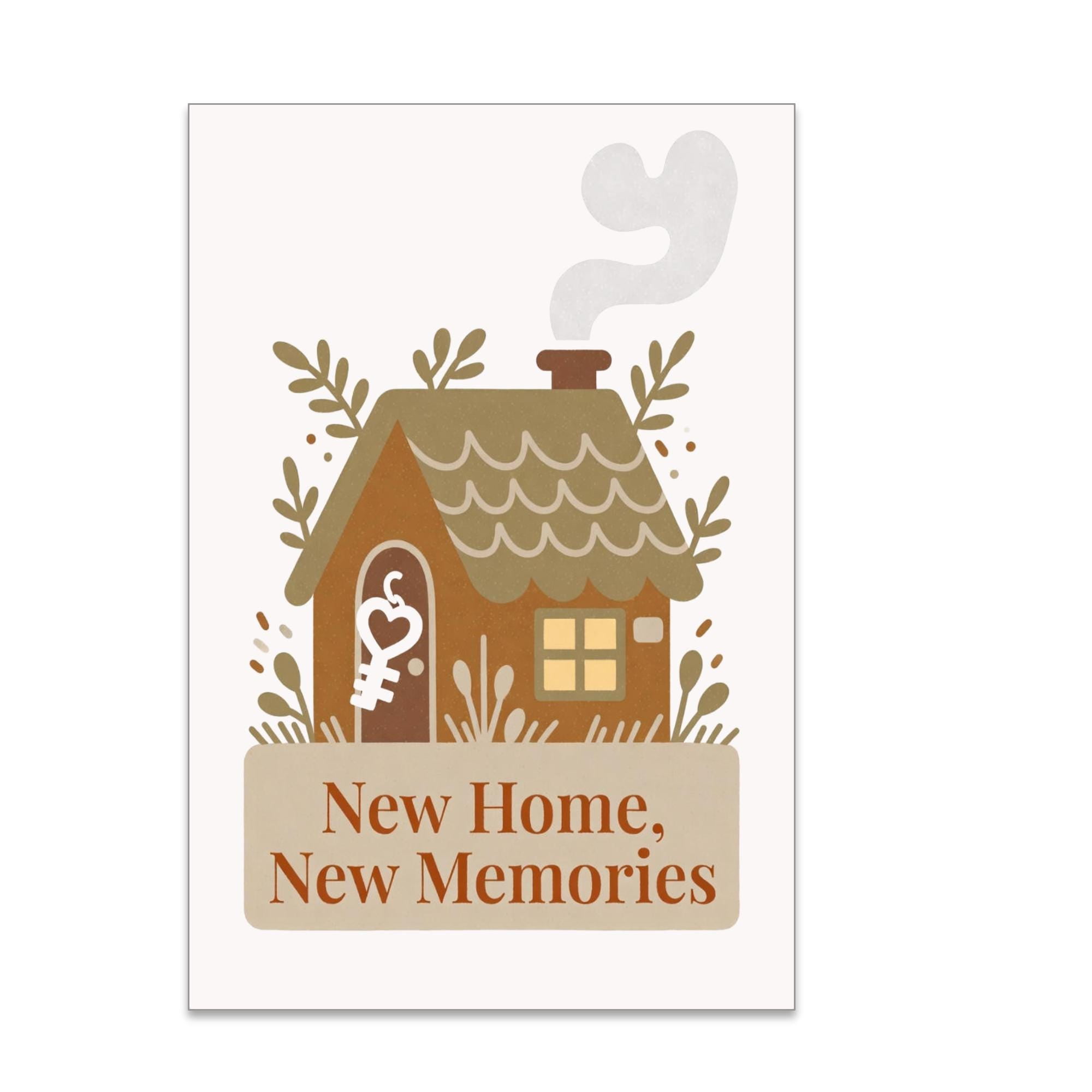 Cozy Housewarming Memories Wall Art - New Homeowners - 13x19 Poster ...