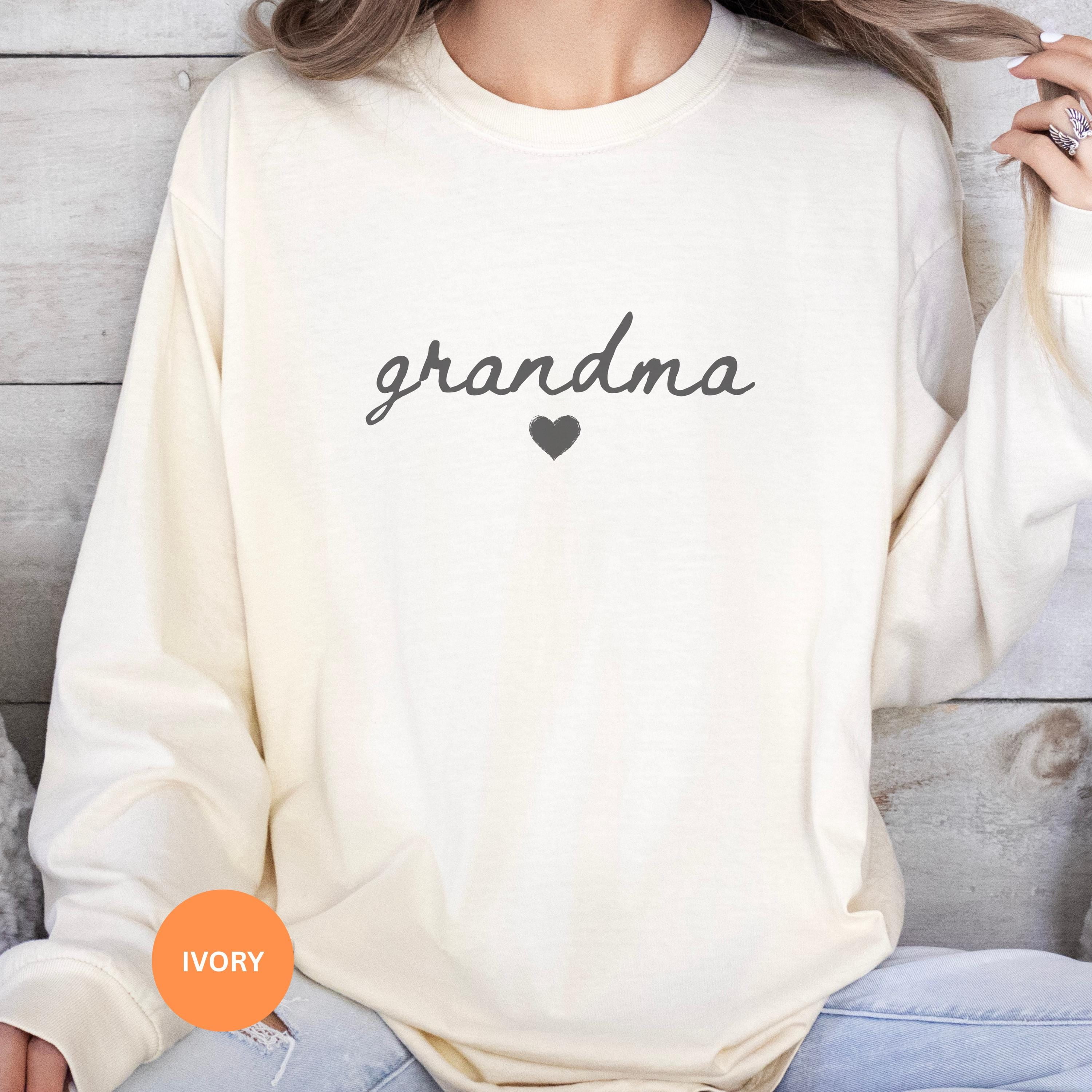 Cozy Ivory Grandma Sweatshirt - Comfort Colors Long Sleeve Tee for ...