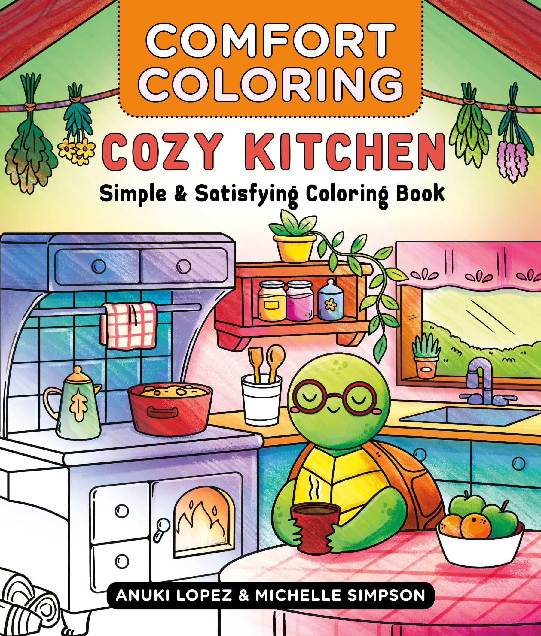 Cozy Kitchen Coloring Books Walmart Exclusive, 80 pages (Paperback ...