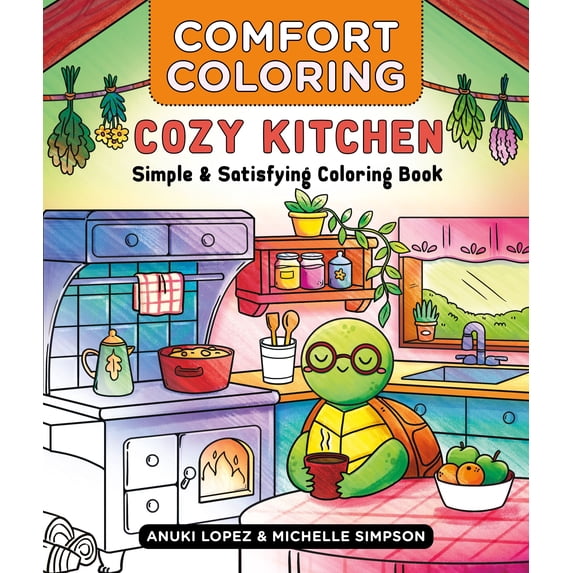 Cozy Kitchen Coloring Books Walmart Exclusive, 80 pages (Paperback ...