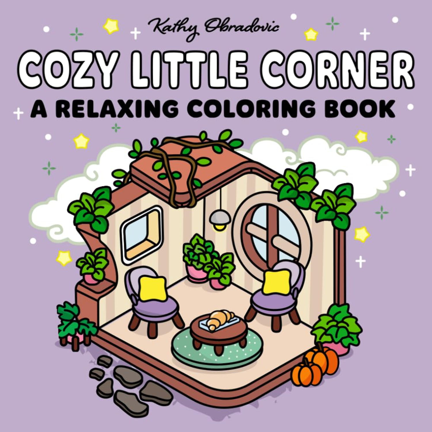 Cozy Little Corner: A Cute and Relaxing Coloring Book for Adults and ...