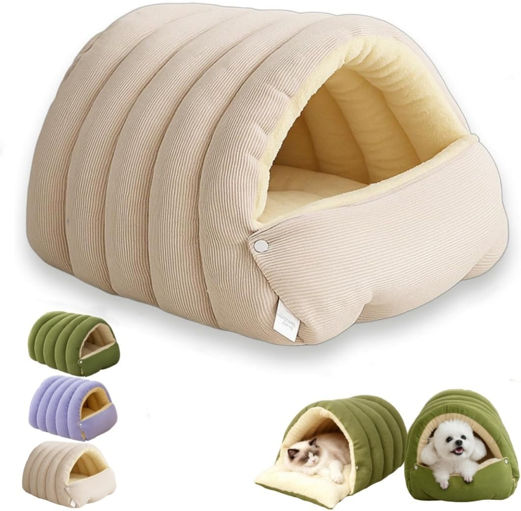 Cozy Monster Cat Bed, Upgrated Warm Cat Bed for Winter, 360° Nesting ...