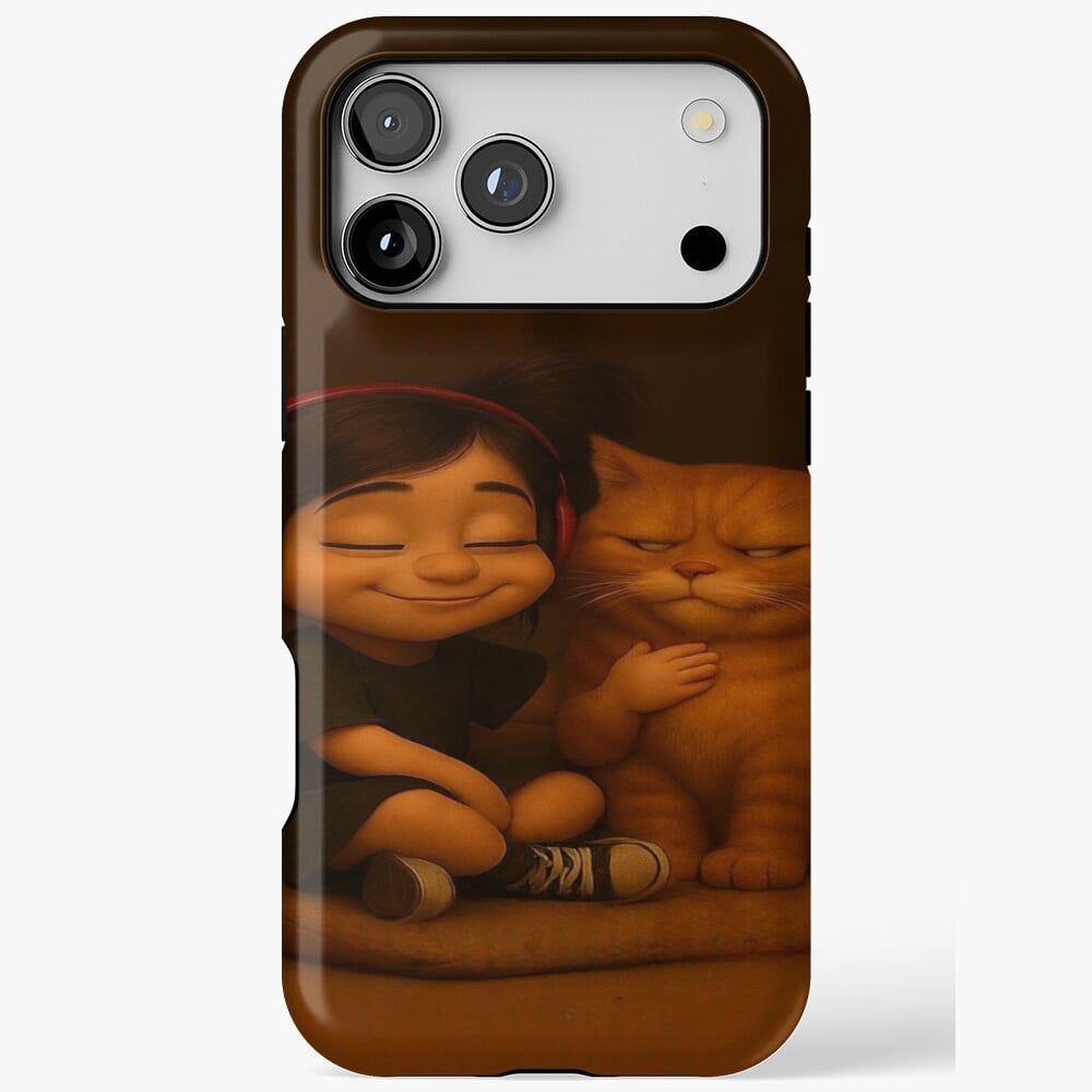 Cozy Nap Minimalist Cute Cat Relaxing Artwork Phone Case for iPhone 11 ...