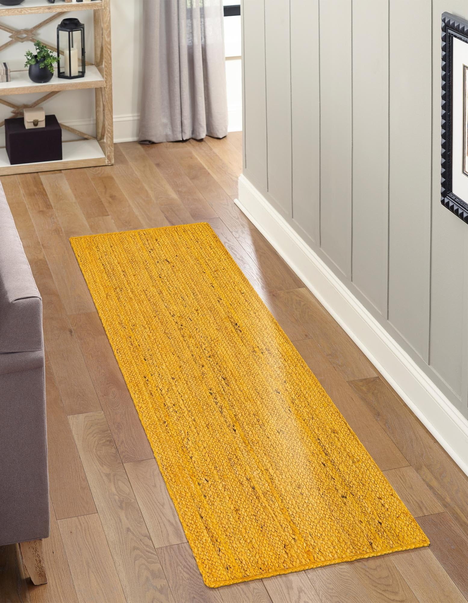 Cozy Natural Jute Rug – Handcrafted Boho Style for Living Room, Bedroom ...