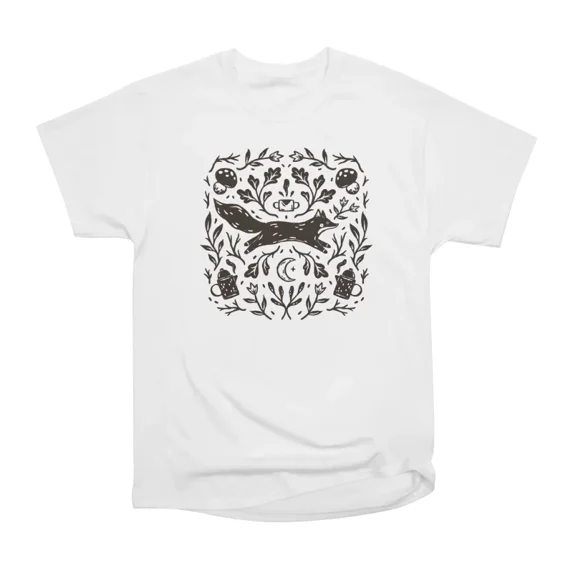 Cozy Night Fox T-Shirt Tee Gift For Him Merch For Her Apparel For ...