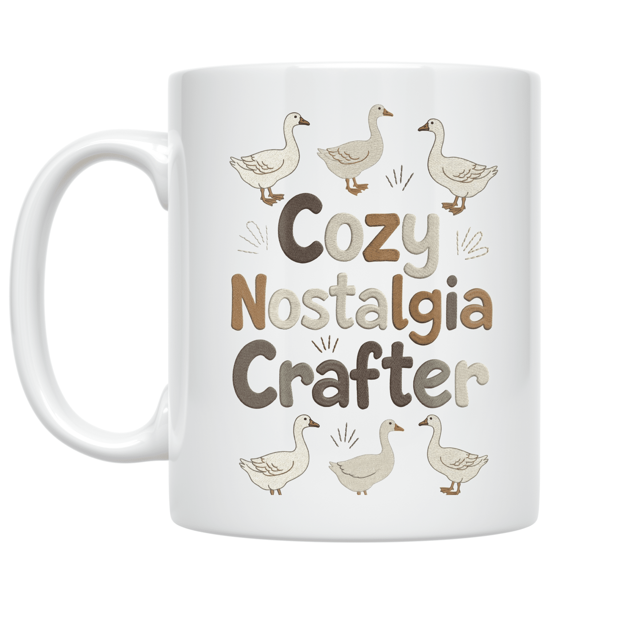 Cozy Nostalgia Crafter - Craft Enthusiast - 11 oz Ceramic Coffee Mug ...