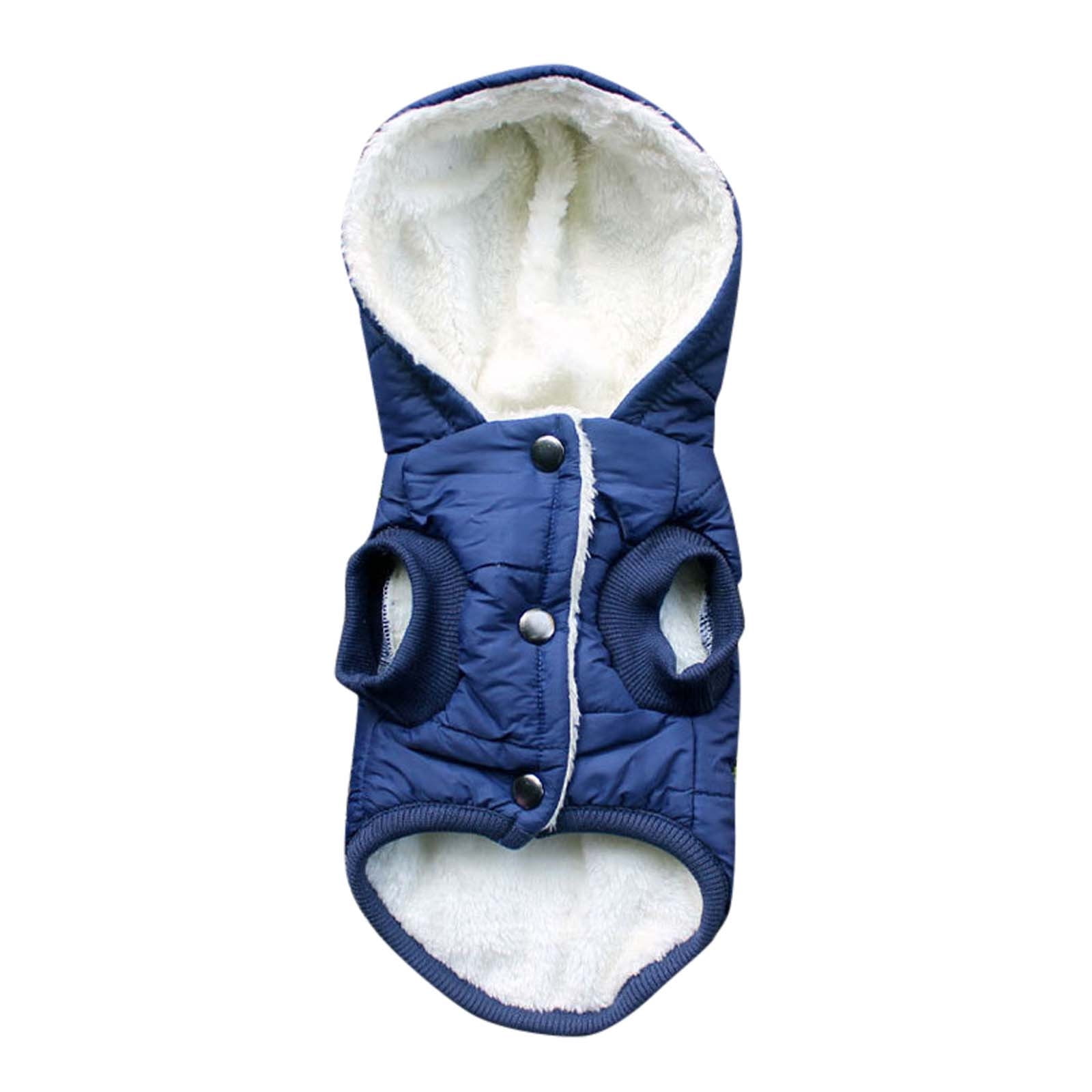 Cozy Padded Dog Coat for Small Breeds - Autumn and Winter Teddy Pet ...