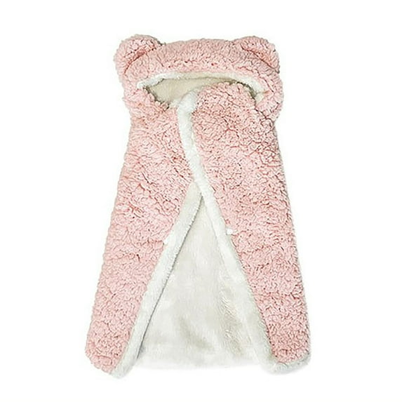 Cozy Pet Cape Blanket Soft Flannel Warm Wearable Coat for Dogs and Cats ...