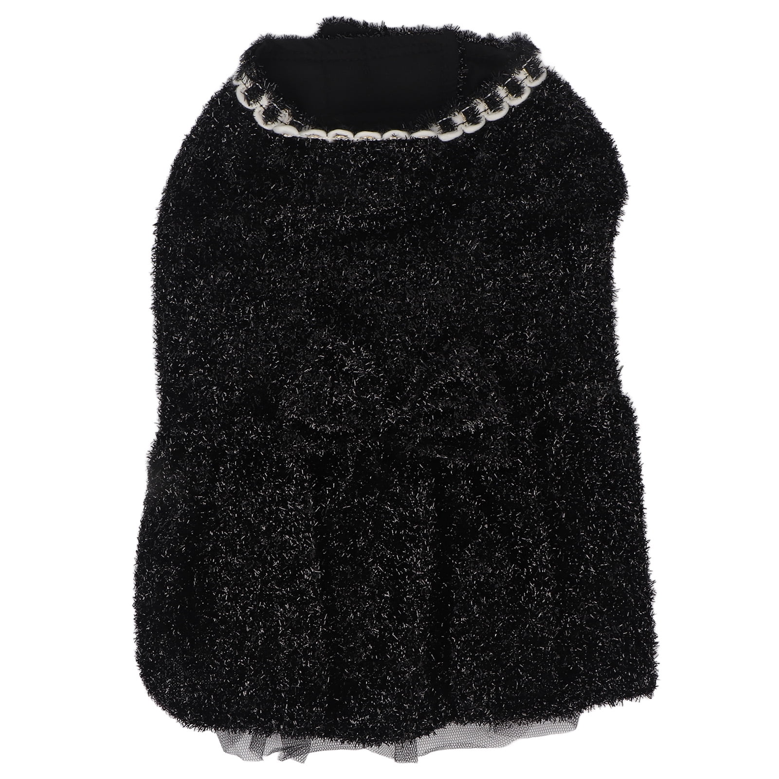 Cozy Pet Dress for Winter, Reflectable Sequin Decoration on Pet Costume ...