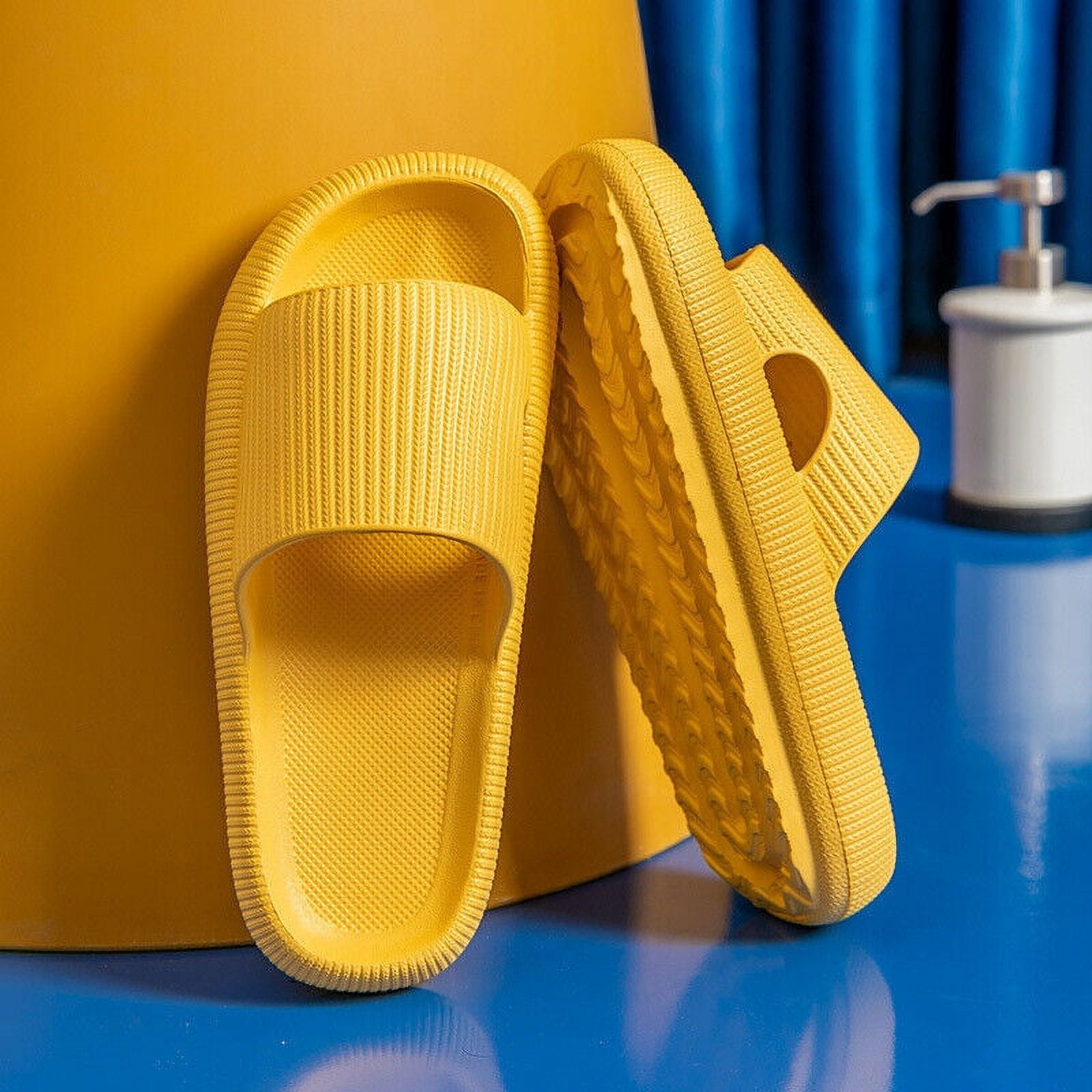 Cozy Pillow Slides Anti-Slip Sandals Ultra Soft Slippers Cloud Home ...