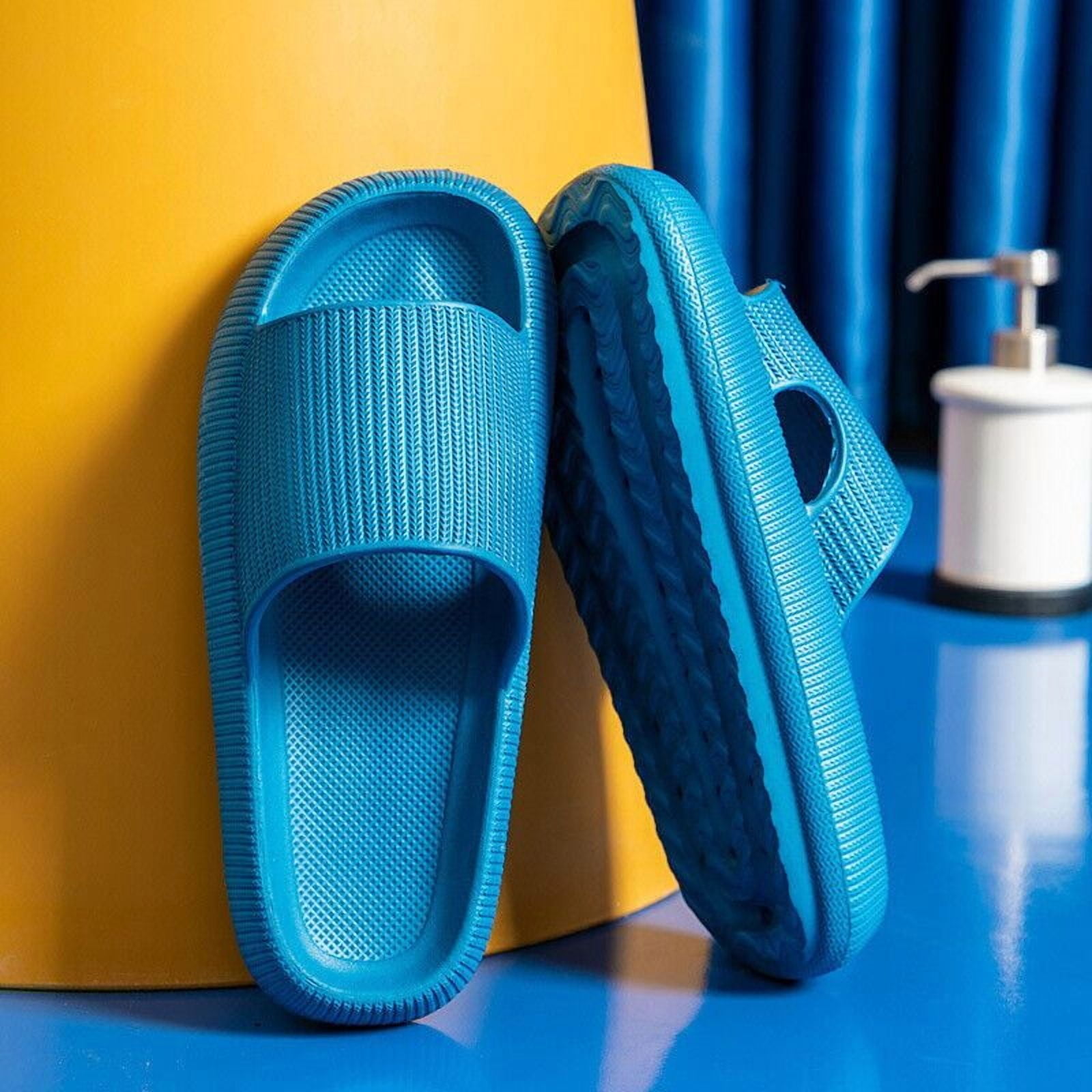 Cozy Pillow Slides with Anti-Slip Sole, Ultra Soft Cloud Slippers for ...