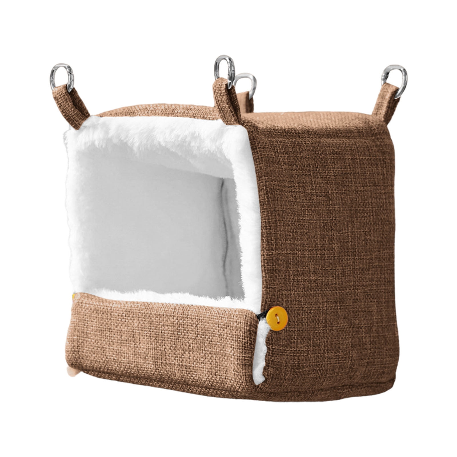 Cozy Plush Bird Cage Hammock & Warm Winter Nest Bed - Snug Lined ...