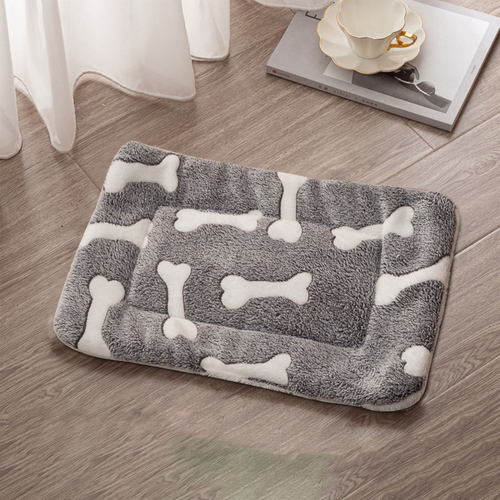 Cozy Plush Pet Mat 13x10 Inch with Non-Slip Bottom, Year-Round Comfort ...
