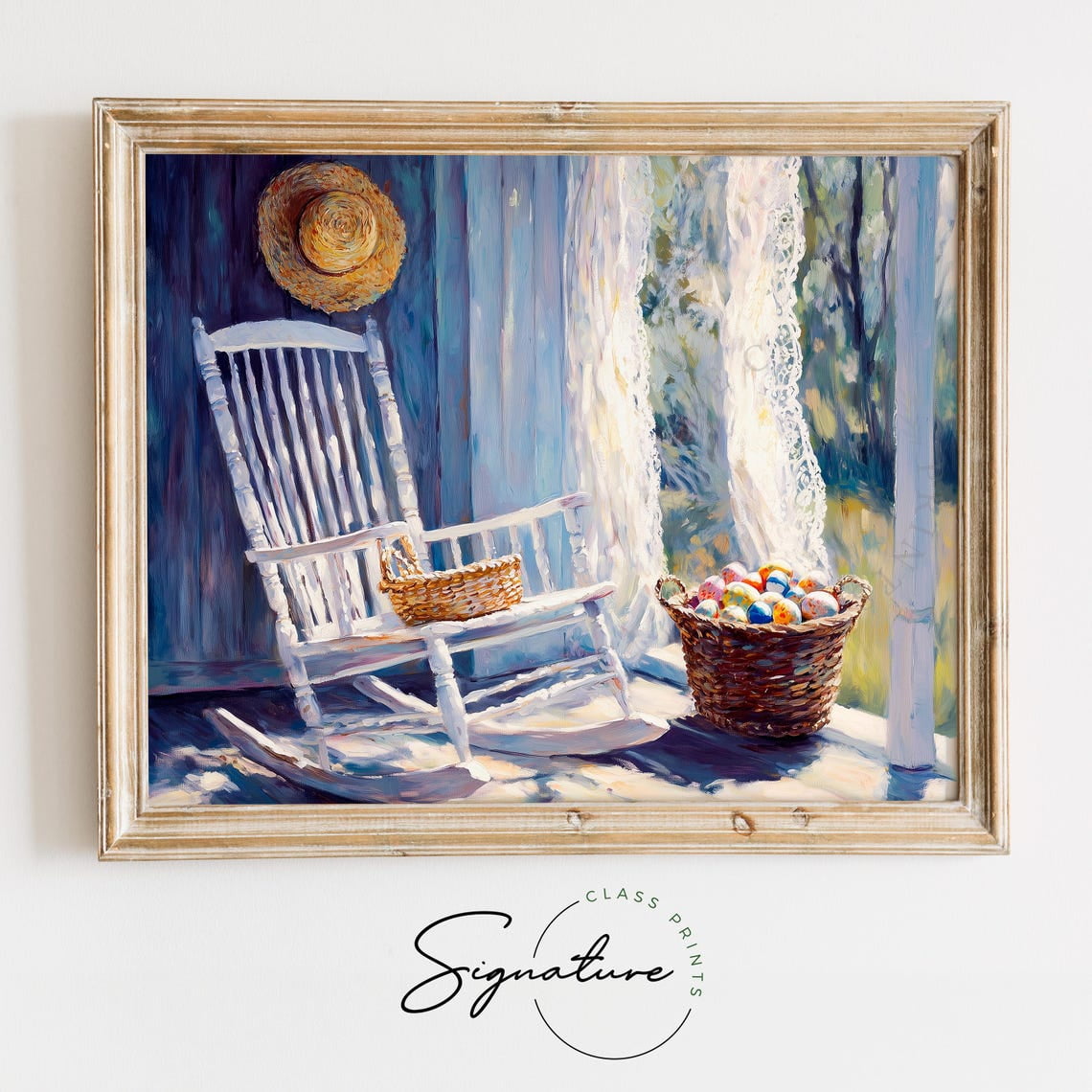 Cozy Porch With Rocking Chair, Vintage Spring, Cottagecore, Rustic ...