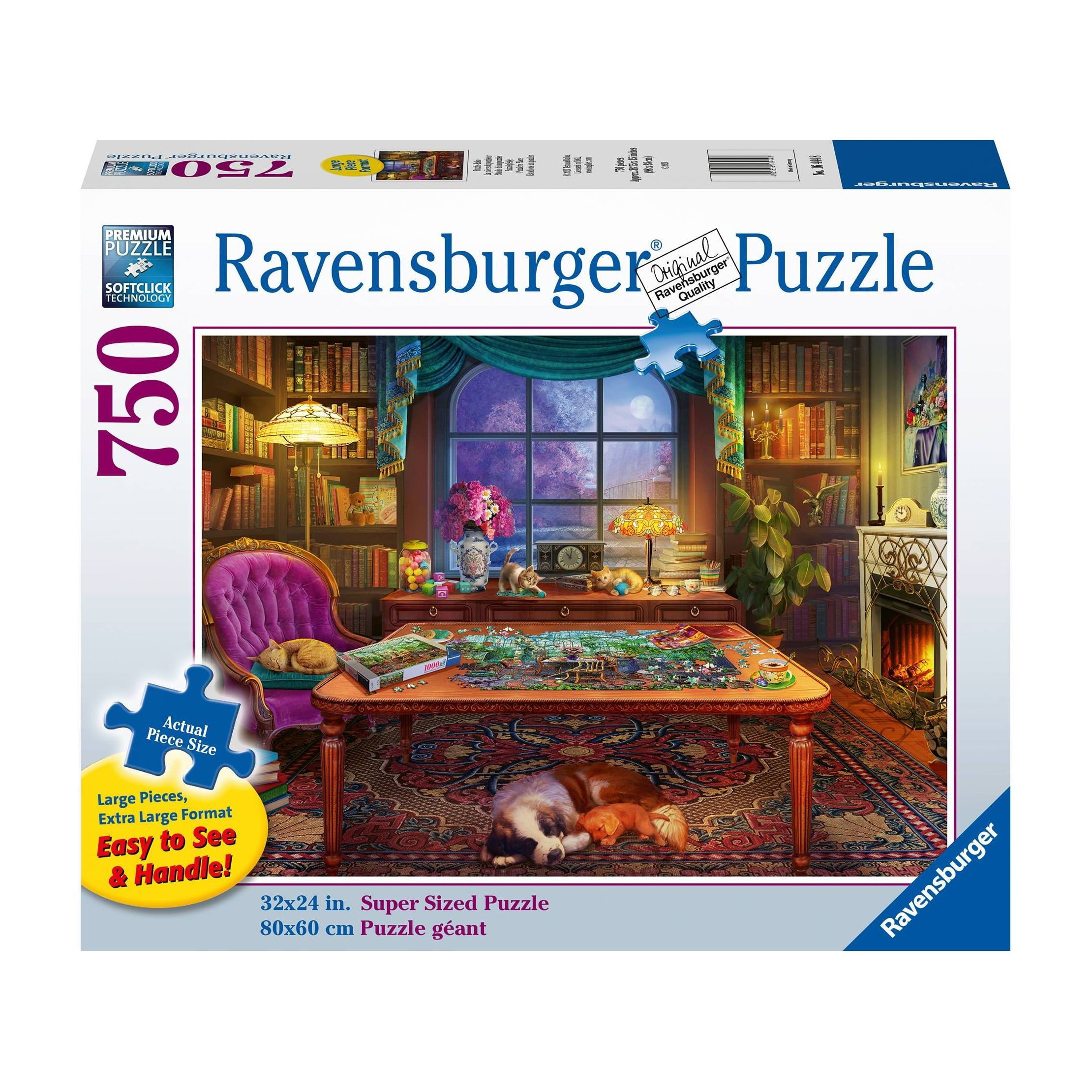 Cozy Puzzler's Place Large Format Jigsaw Puzzle - 750pc - Walmart.com