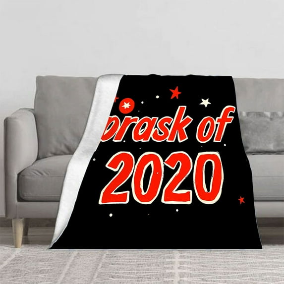 Cozy Retro Comic Style Flannel Blanket - Durable Soft & Warm for Sofa ...