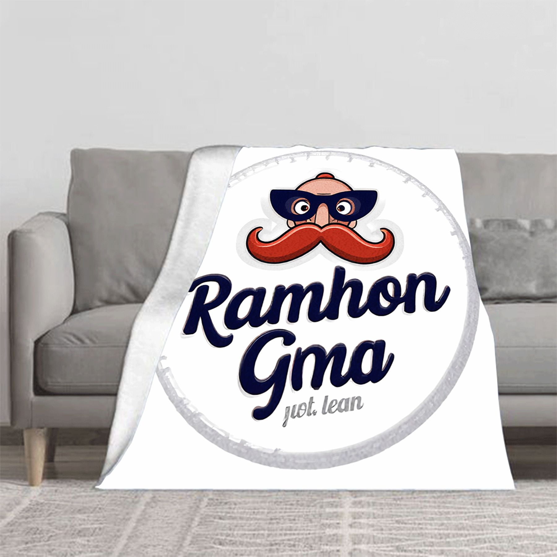 Cozy Retro Flannel Blanket - Soft Warm and Durable with Playful ...