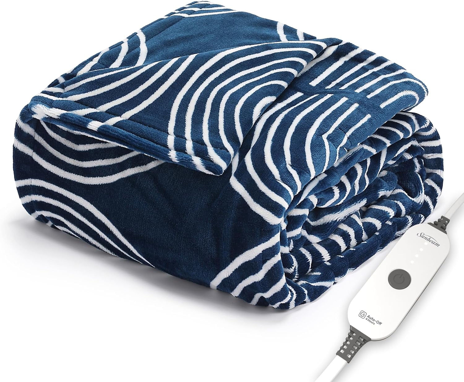 Cozy Royal Posh Hand & Foot Pocket Heated Throw Blanket, 50" x 72", 4 ...