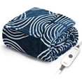 Cozy Royal Posh Hand & Foot Pocket Heated Throw Blanket, 50" x 72", 4 ...
