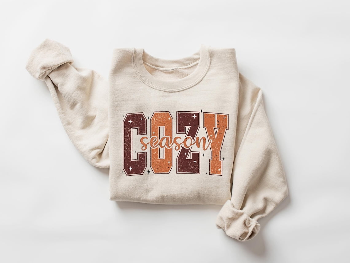 Cozy Season Fall Sweatshirt,2023 Happy Thanksgiving,Hello Pumpkin ...