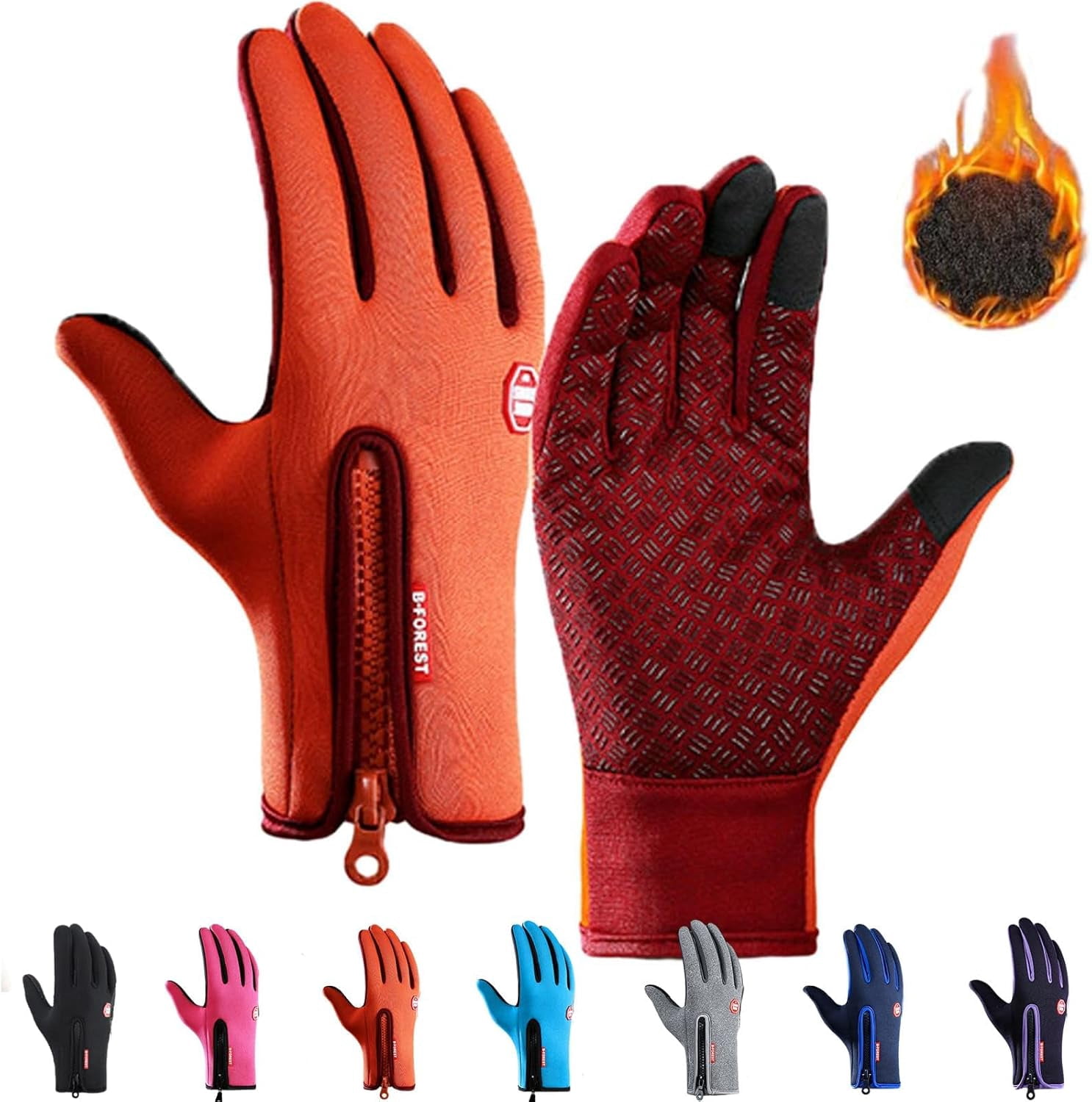 Cozy Season Gloves for Women Men, Thermal Winter Gloves Touchscreen ...
