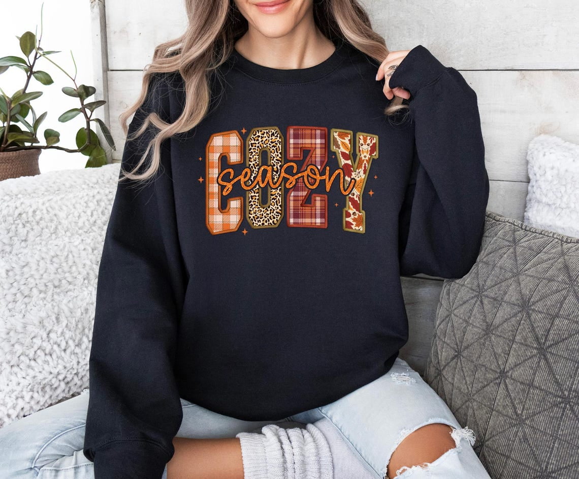 Cozy Season Sweatshirt, Autumn Sweatshirt, Cozy Fall Sweater, For Her ...
