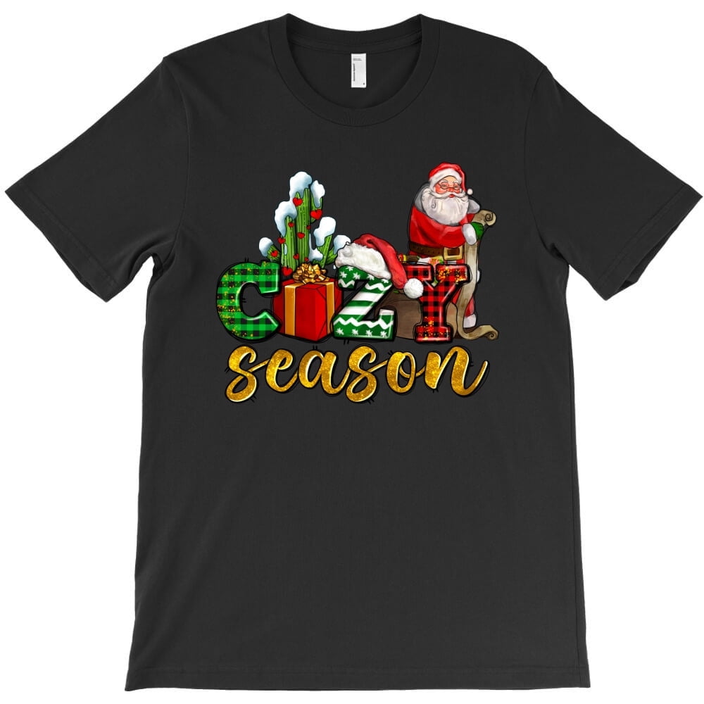 Cozy Season With St. Nick Christmas Tree Cactus And Gift Themed Themed ...