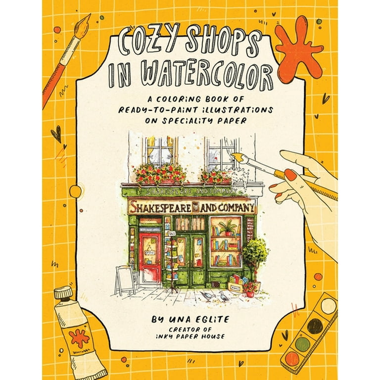 watercolor coloring book for adults